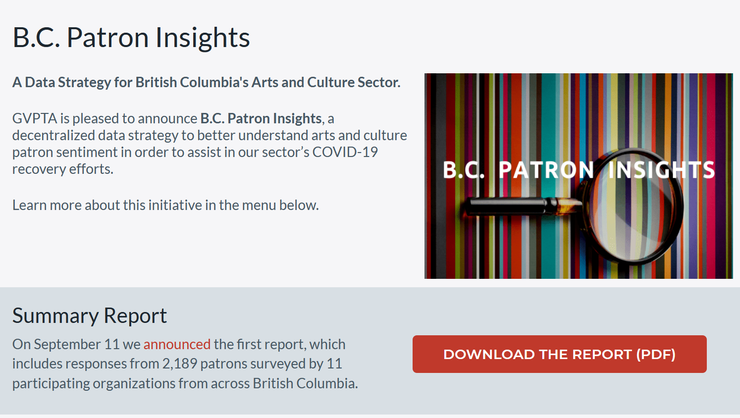 B.C. Patron Insights - Hill Strategies Research Inc